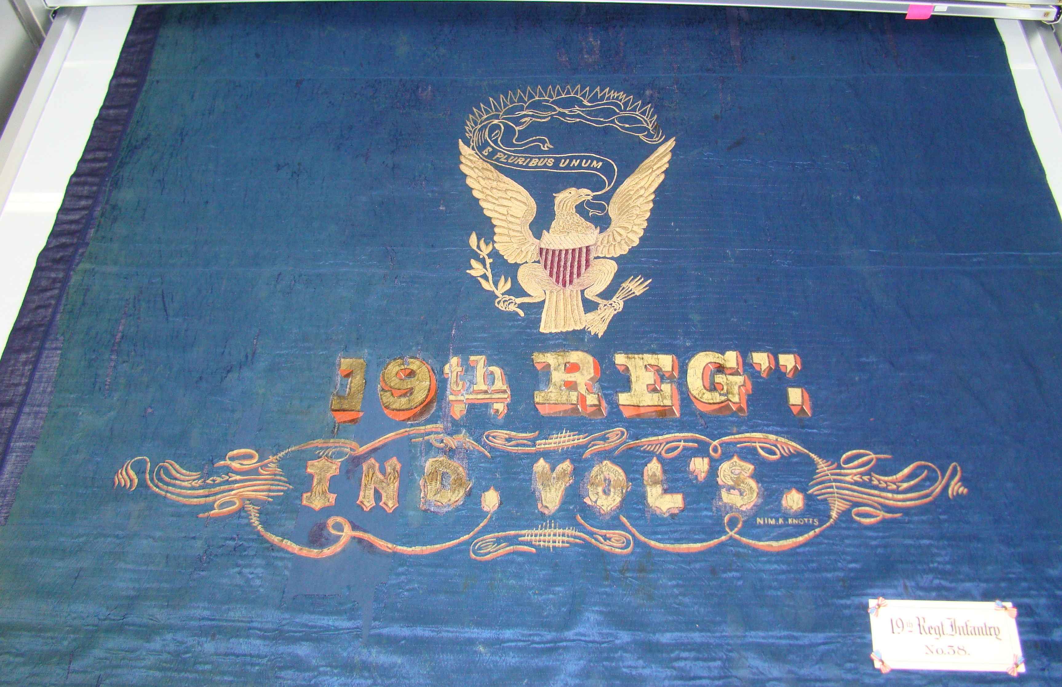 Indiana Civil War Regiment Flags 65th Indiana Infantry Regiment Flag